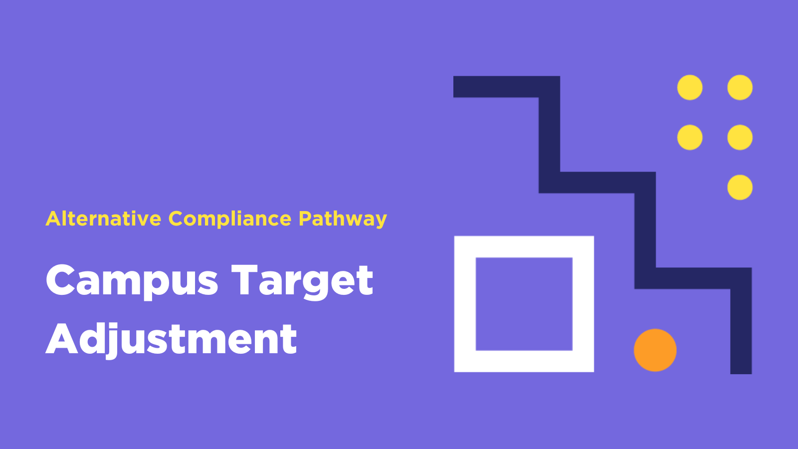 Alternative Compliance Pathway (ACP) Option: Campus Target Adjustment ...