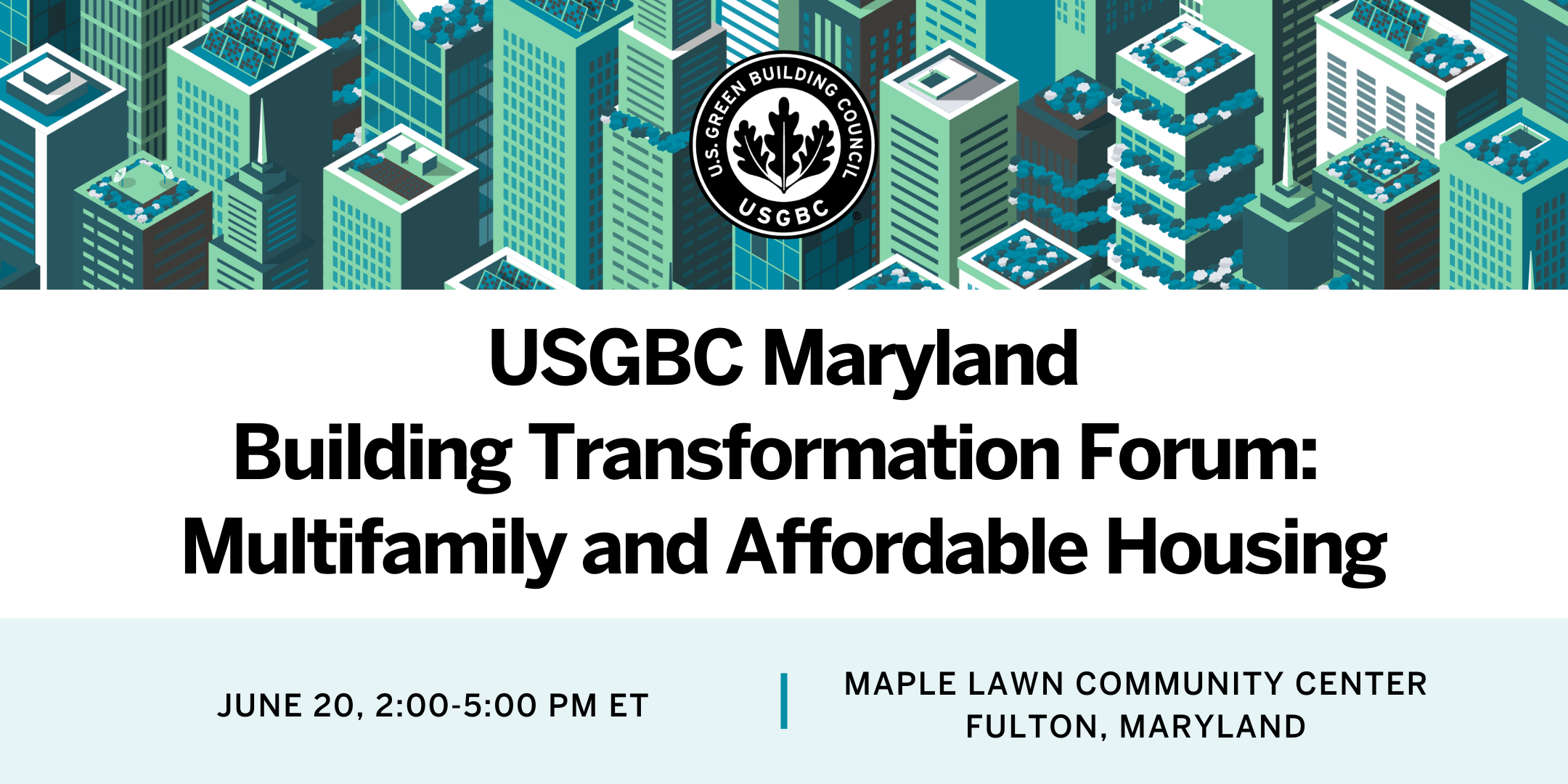 USGBC Maryland Building Transformation Forum: Multifamily and ...
